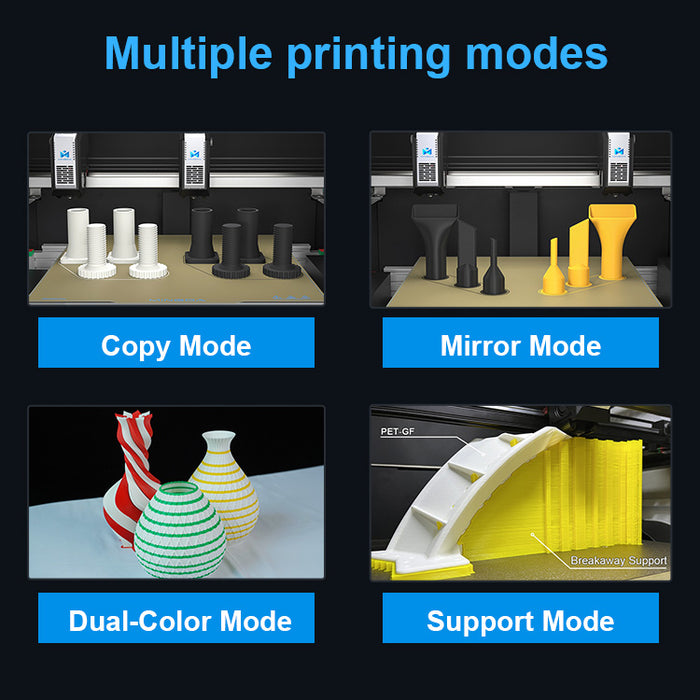 MD-400D IDEX Hyper Speed 3D Printer